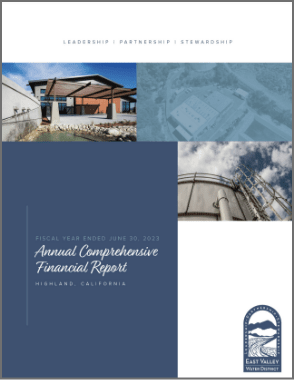 Financial Information | East Valley Water District, CA - Official Website